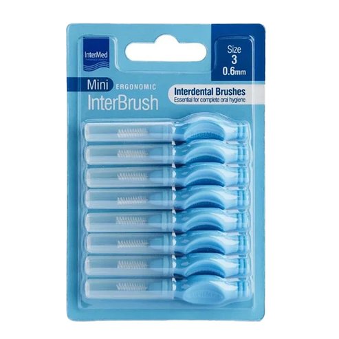 Intermed Ergonomic InterBrush Mini 8 бр Size 3 - 0.6mm | AptekaPromahon.com