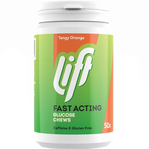 Lift Gluco Fast Acting Glucose 50 Chew.tabs - Tangy Orange | AptekaPromahon.com