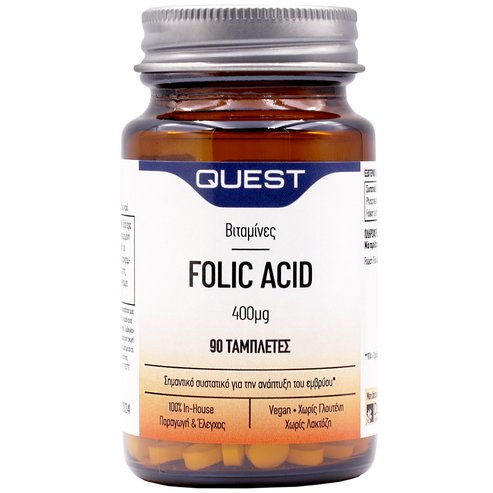Quest Folic Acid 400mg 90tabs | AptekaPromahon.com