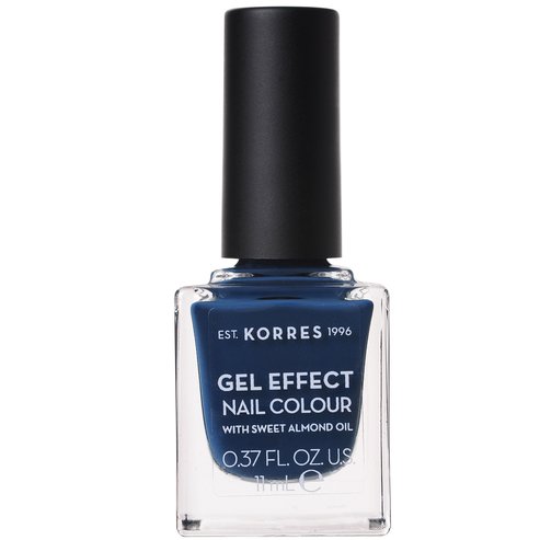Korres Gel Effect Nail Colour 11ml - Indigo Blue 84 | AptekaPromahon.com